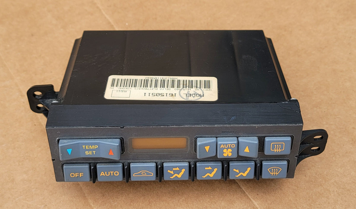 1990-1991 CORVETTE C68 ELECTRONIC AC /HEAT CLIMATE CONTROL DIGITAL GRE ...