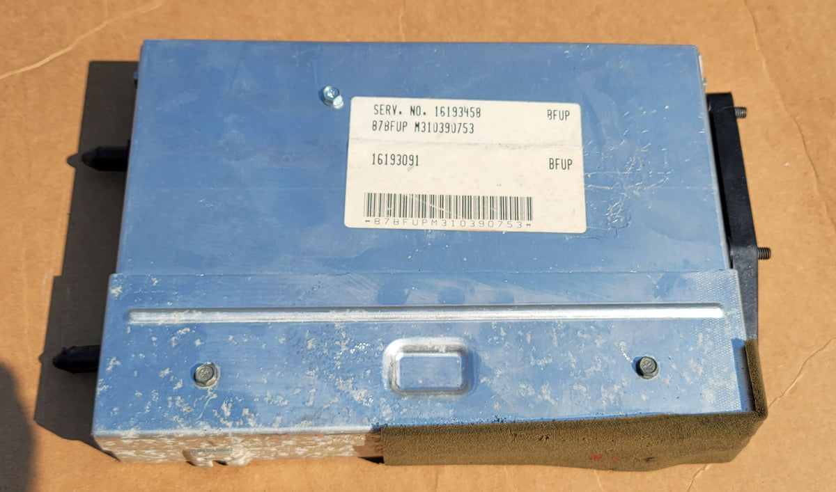1992-1993 CORVETTE FACTORY 16193458 BCM BODY CONTROL MODULE GOOD 91K V ...