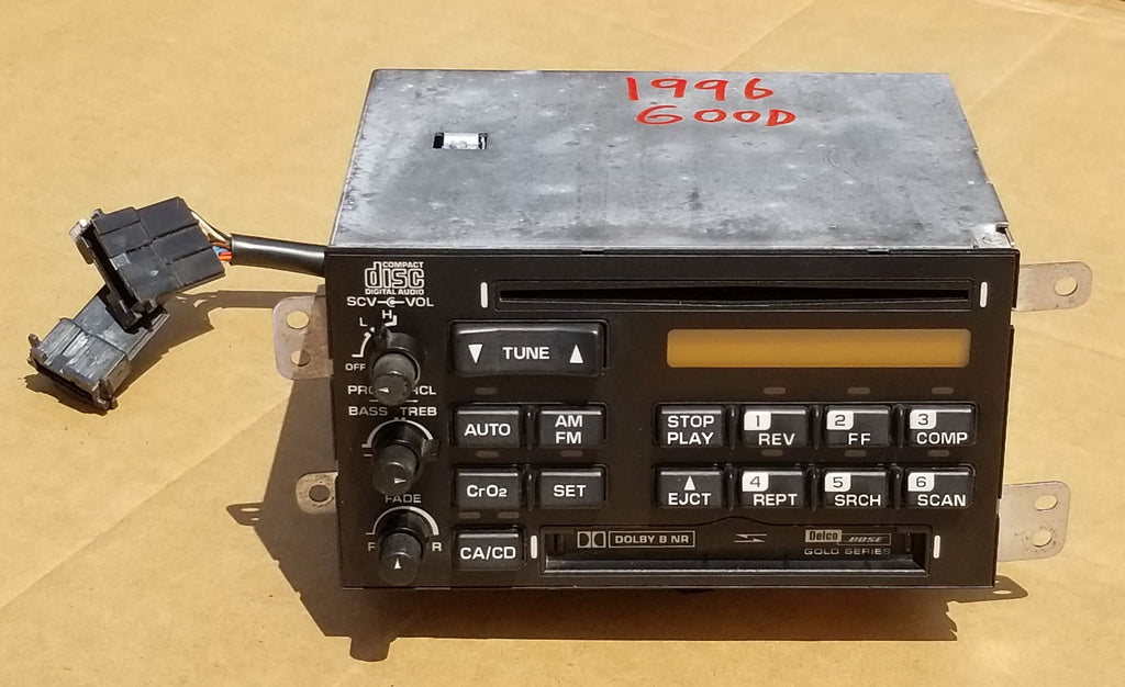 1994-1996 CORVETTE C4 BOSE GOLD SERIES CD AM/FM CASSETTE GOOD CONDITIO ...